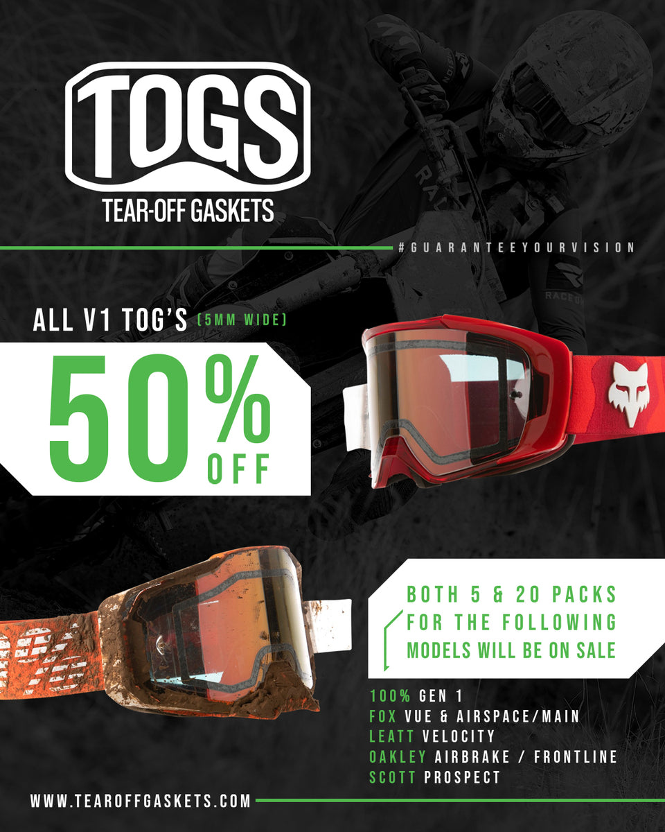 50% OFF SALE – Tear-Off Gaskets